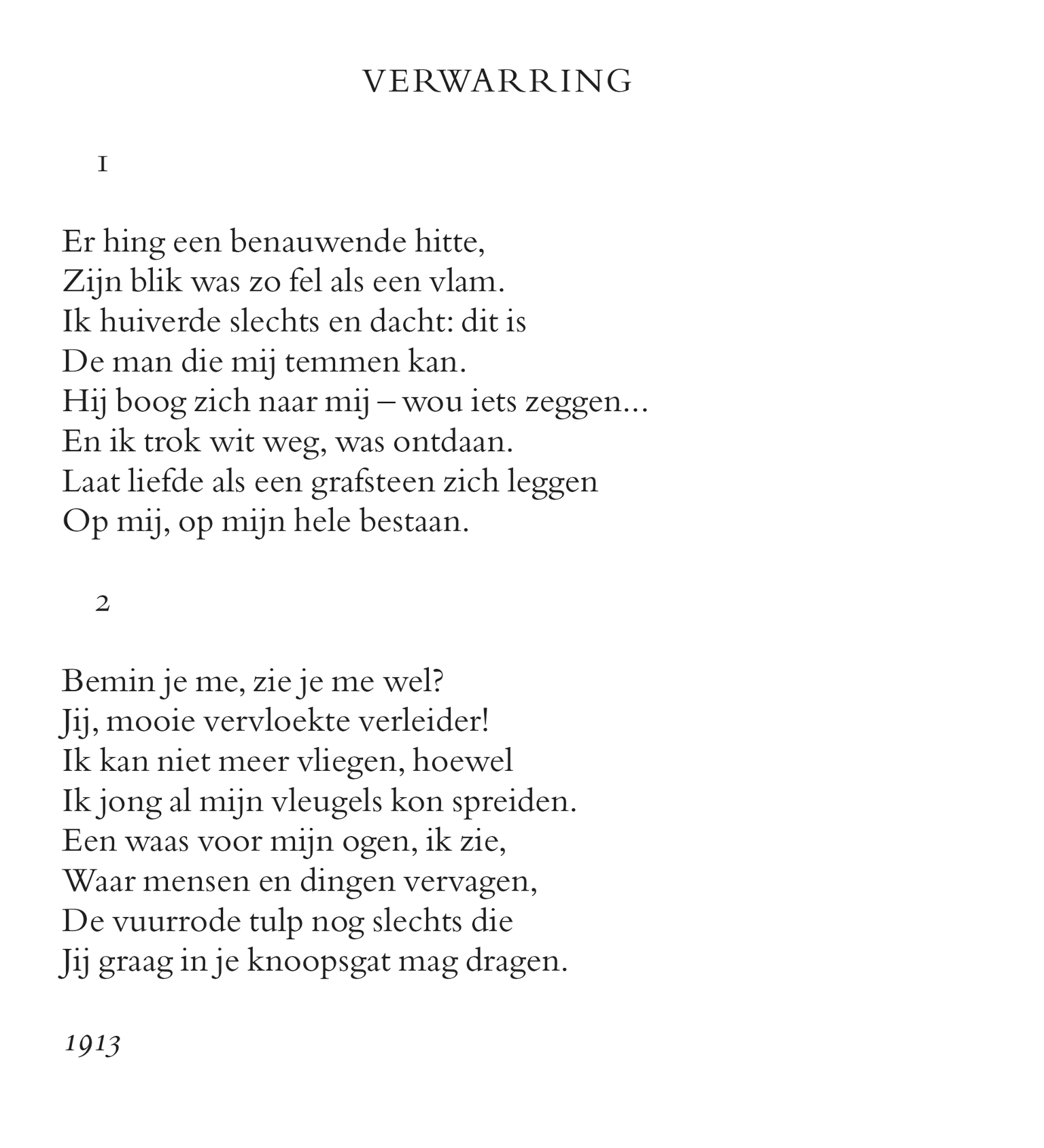 Verwarring · Uitgeverij Van Oorschot